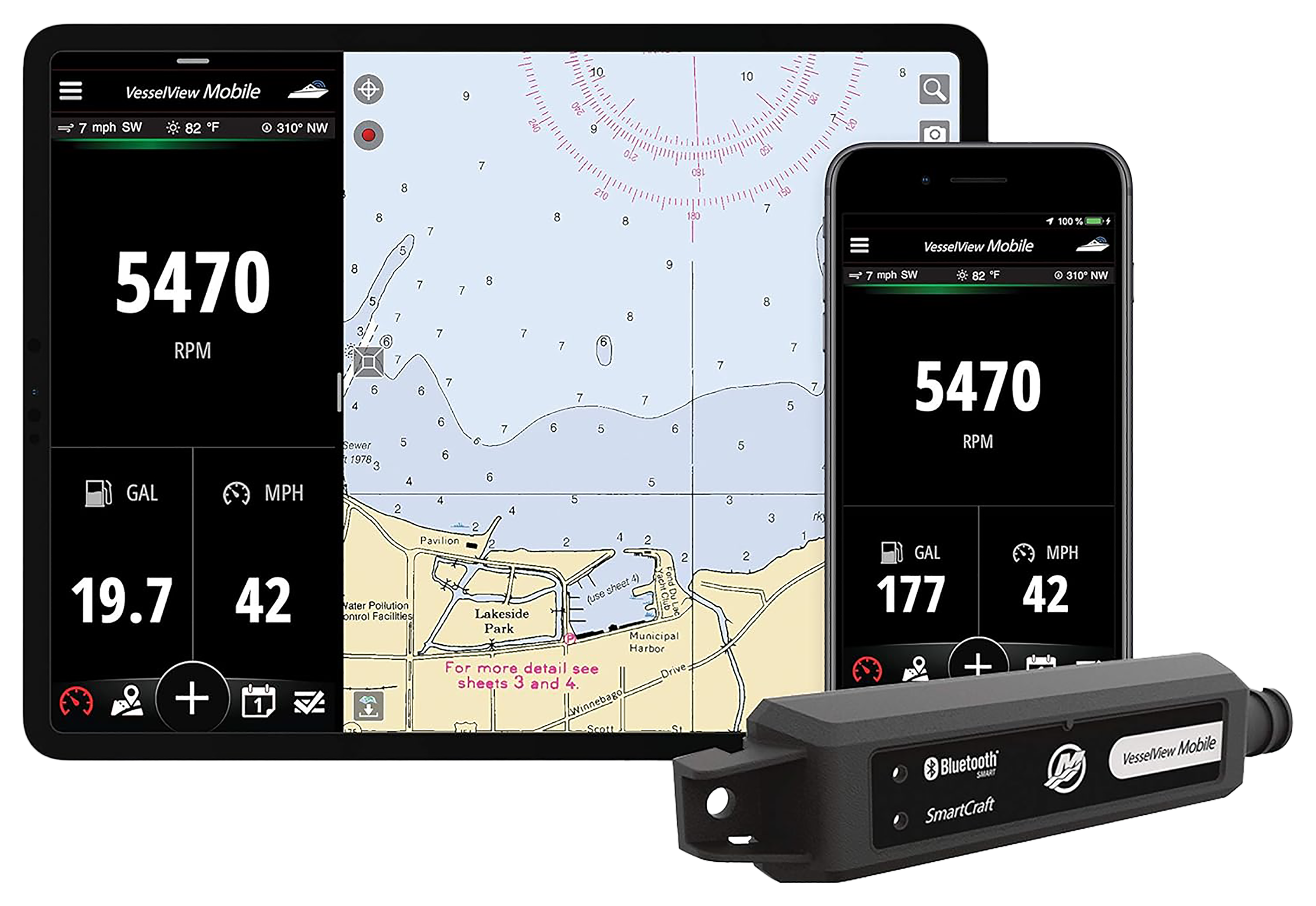 Mercury Marine VesselView Mobile Module | Cabela's